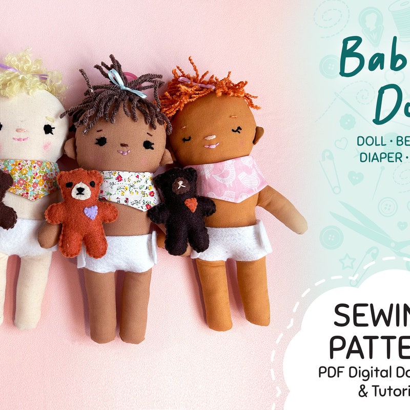 Doll Pdf Pattern - Etsy