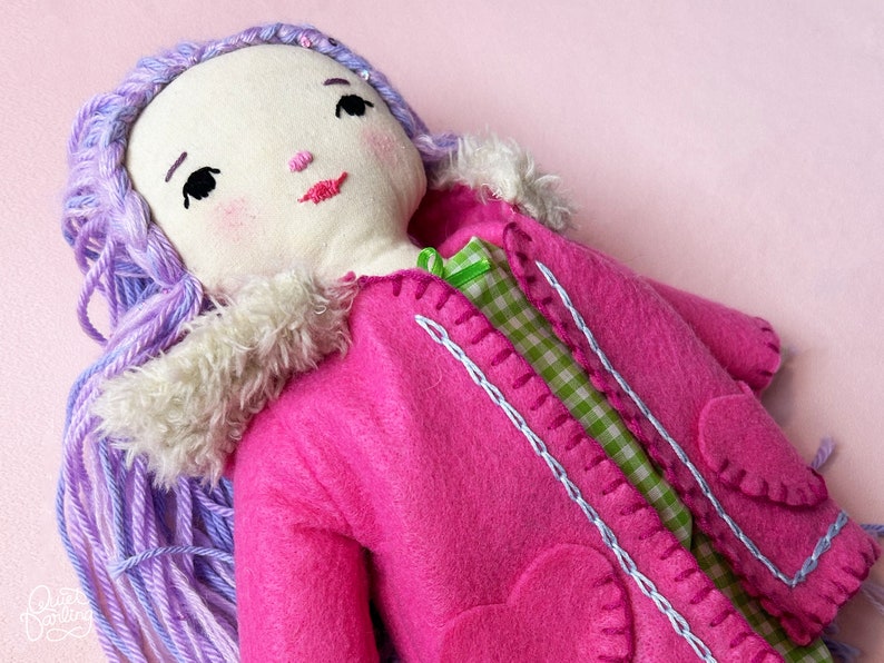 Darling Doll PDF Pattern and Tutorial - Etsy