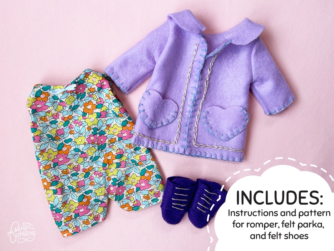 Darling Doll PDF Pattern and Tutorial - Etsy