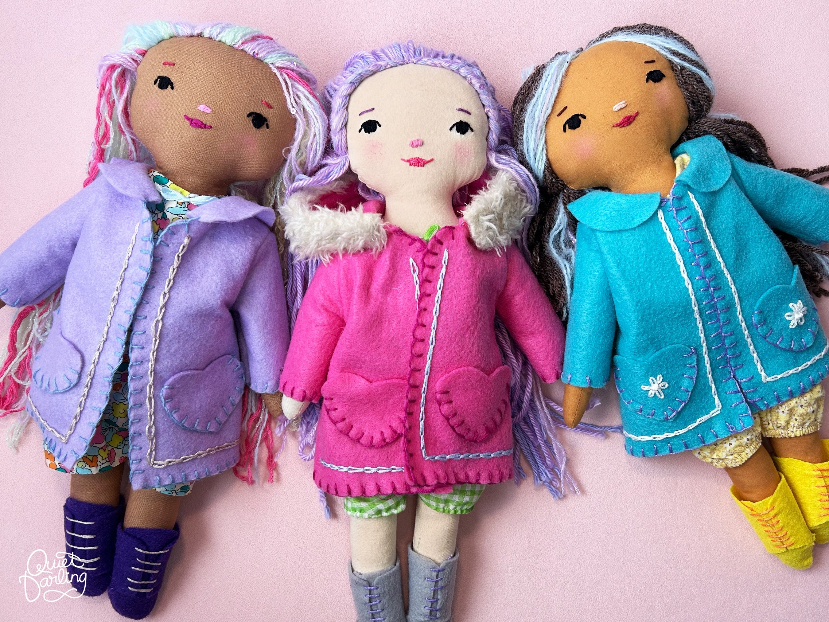 Darling Doll PDF Pattern and Tutorial - Etsy Canada