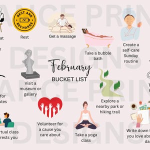 2025 UK Self-love Bucket List Calendar. Positivity. Journal. Vision ...