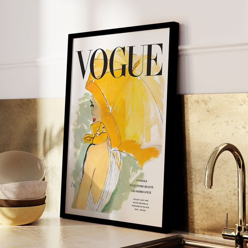 Vogue Cover Poster - Etsy