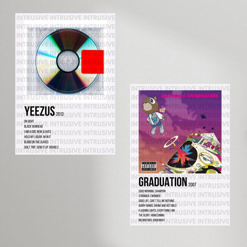 Kanye West Album Cover Posters Pack of 12 *DIGITAL FILE* | Kanye West ...