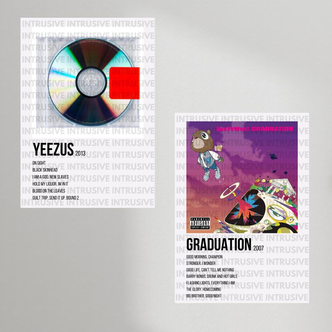 Kanye West Album Cover Posters Pack of 12 *DIGITAL FILE* | Kanye West ...