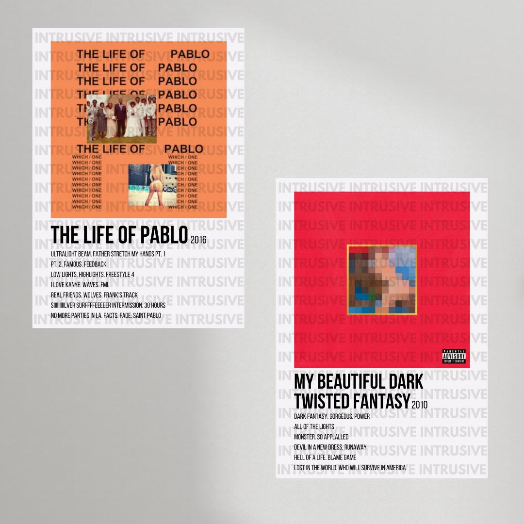 Kanye West Album Cover Posters Pack of 12 *DIGITAL FILE* | Kanye West ...