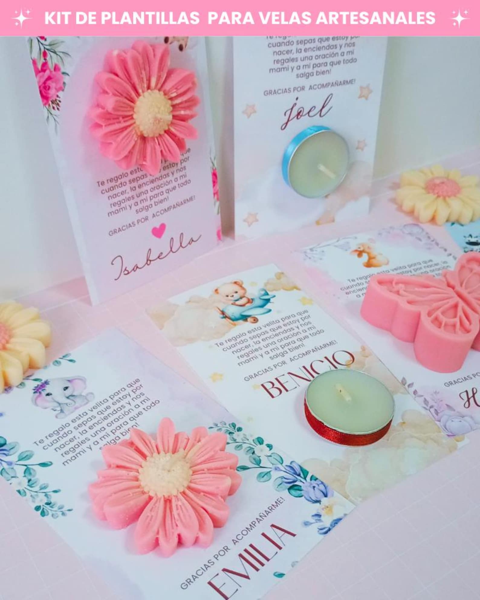 Editable Templates for Candles / Candle Templates / Printable Canva ...