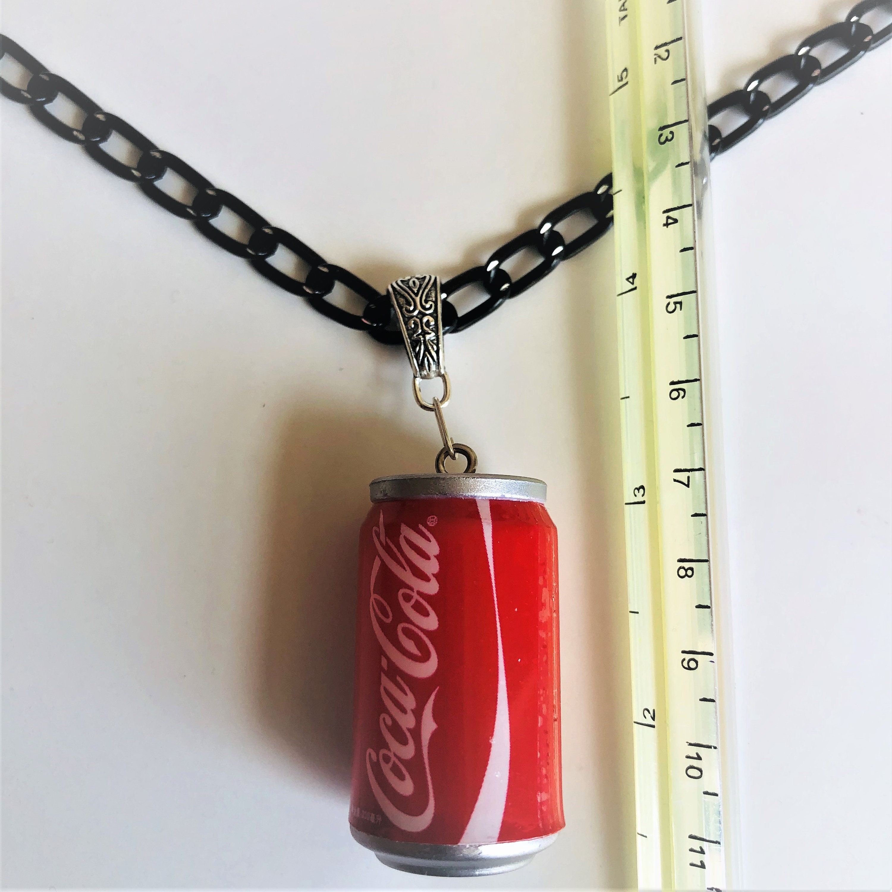 Miniature Can Charm Pendant Red Tin Can Charm Organza or Chain - Etsy ...