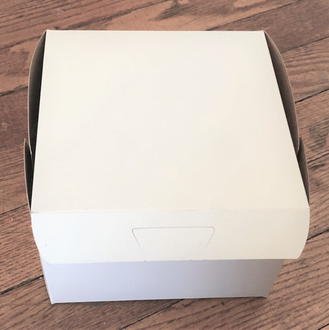 White Cardboard Gift Boxes (5.5x5.5x4 In) - Package of 3, Party Favors ...