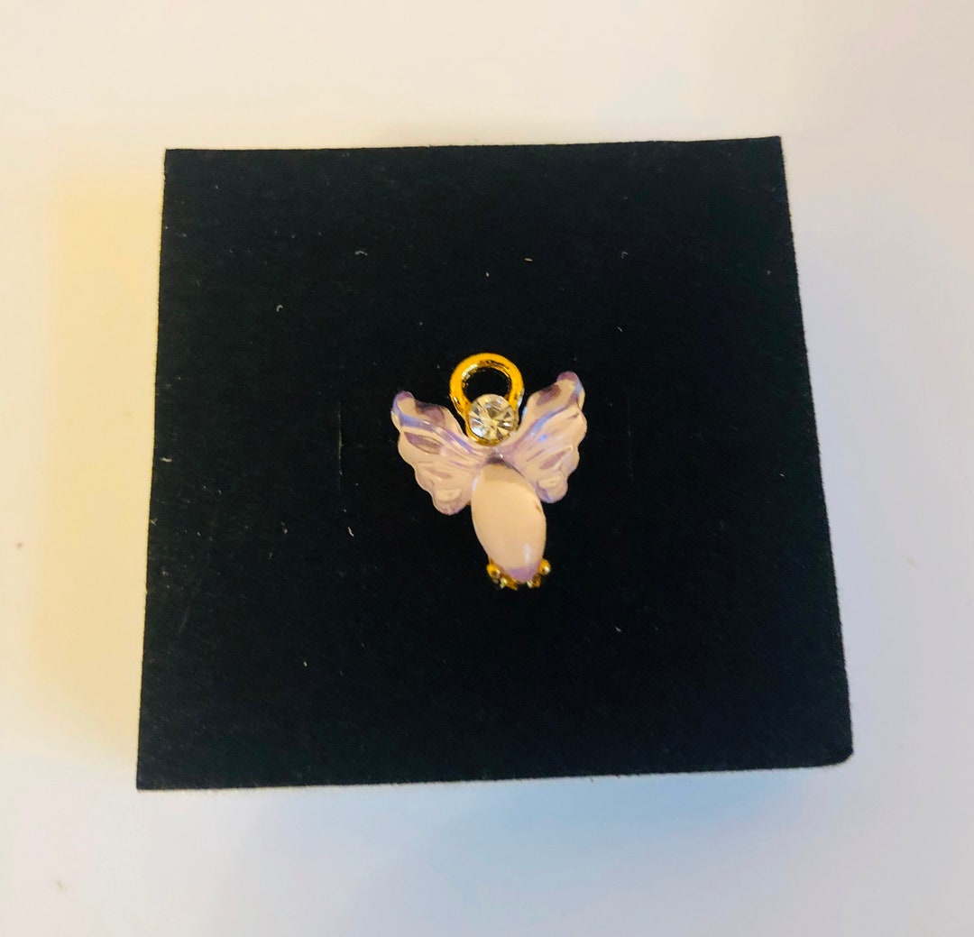 Guardian Angel Pin Miniature Angel Pin for Her for Kids Clear Crystal ...