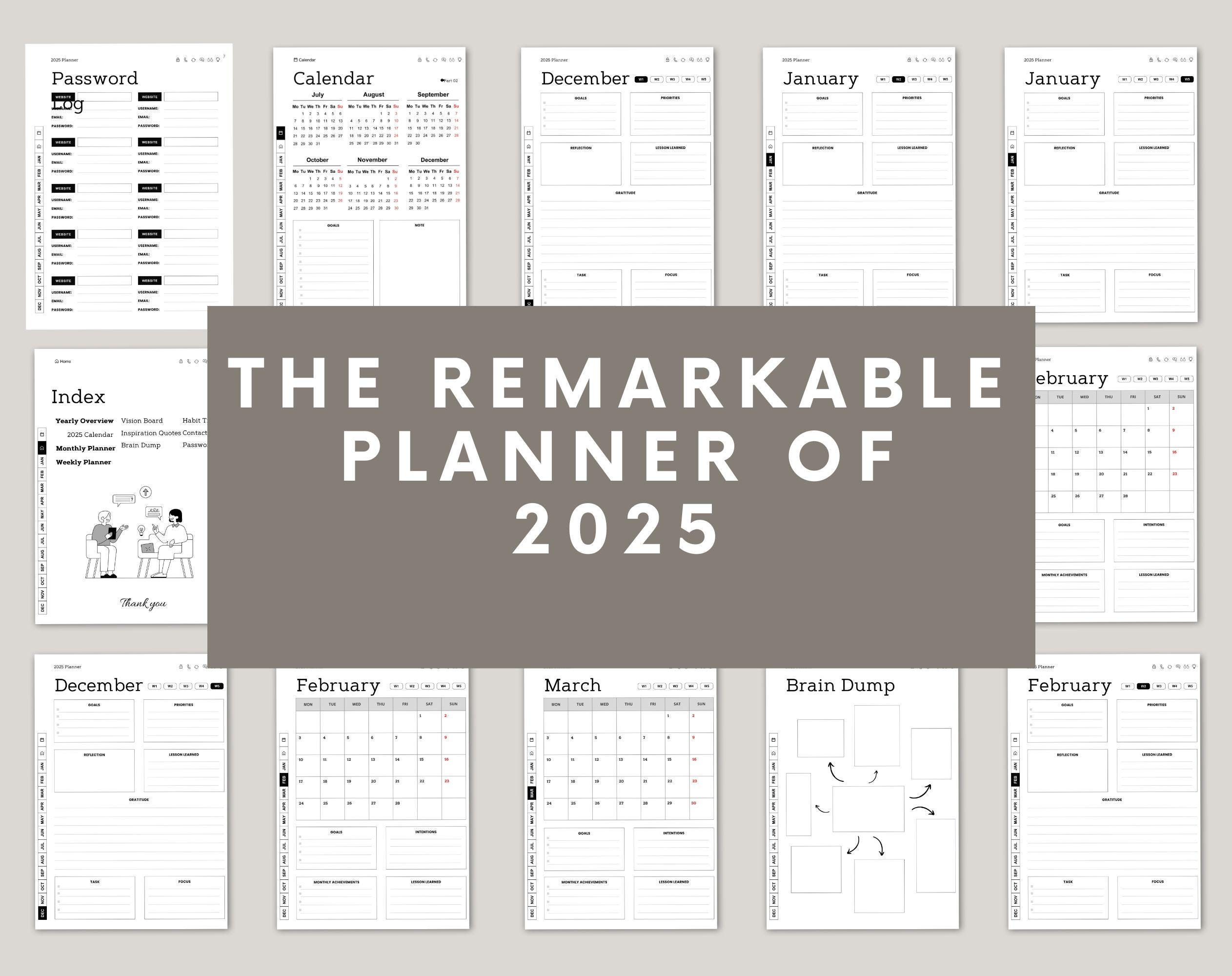 Remarkable Planner 2 / Remarkable Planner 2025 / Remarkable 2 Planner ...