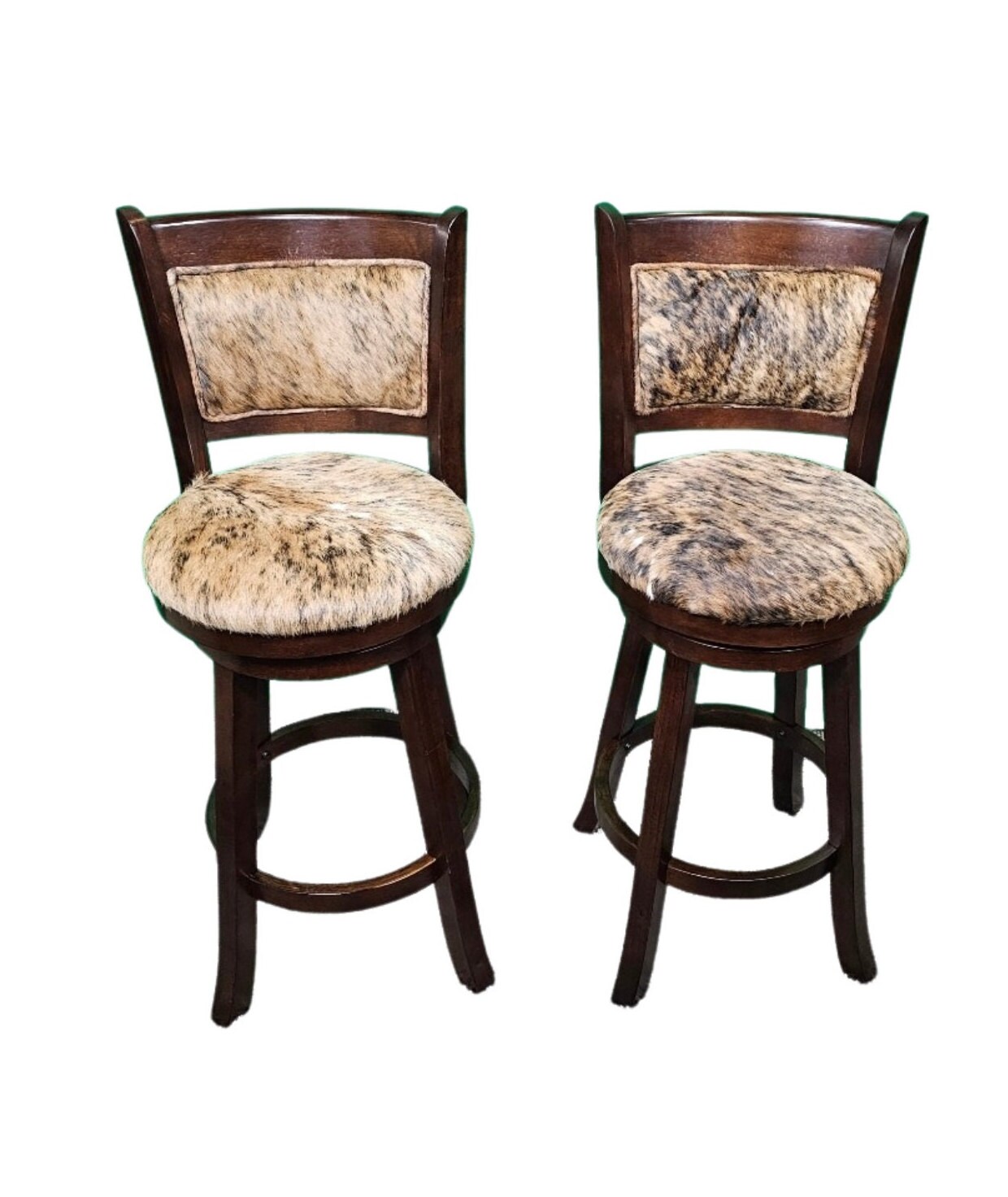 Cowhide Bar Stools, Western Furniture, Kitchen Chair, Swivel Bar Stools ...