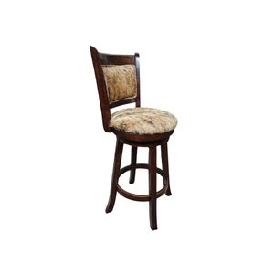 Cowhide Bar Stools, Western Furniture, Kitchen Chair, Swivel Bar Stools ...
