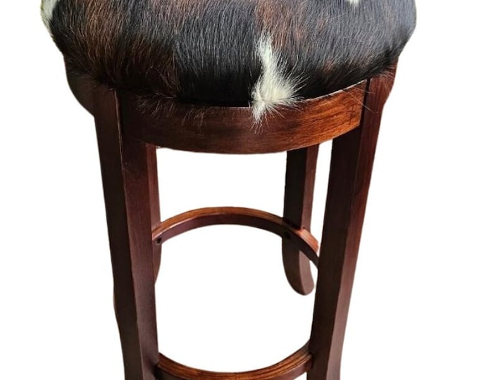 Cowhide Bar Stools, Western Furniture, Kitchen Chair, Leather Stool ...