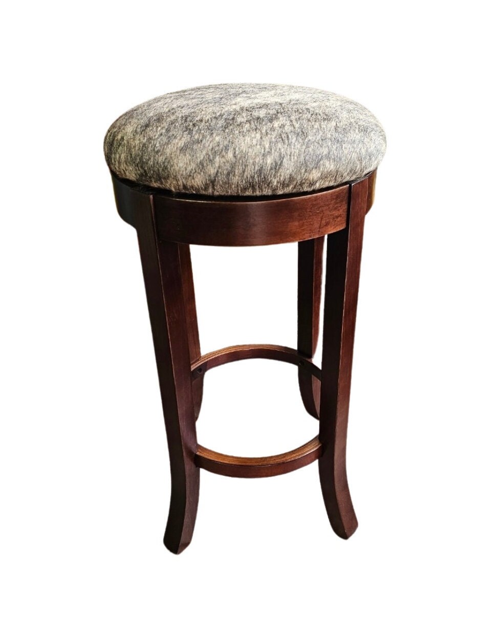 Cowhide Bar Stools, Western Furniture, Kitchen Chair, Leather Stool ...