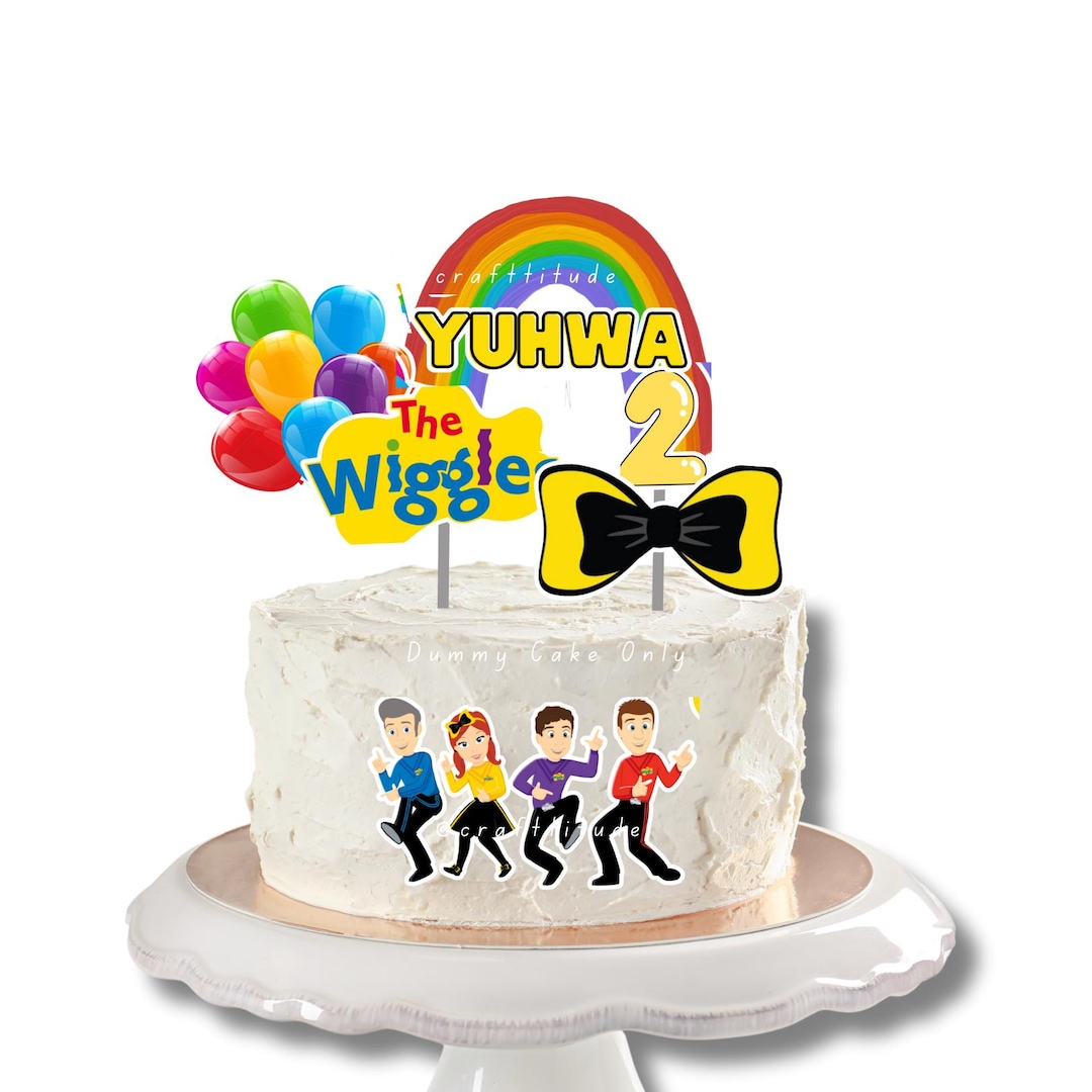 The Wiggles Emma Birthday Party Cake Toppers Nursery, Kids Party ...