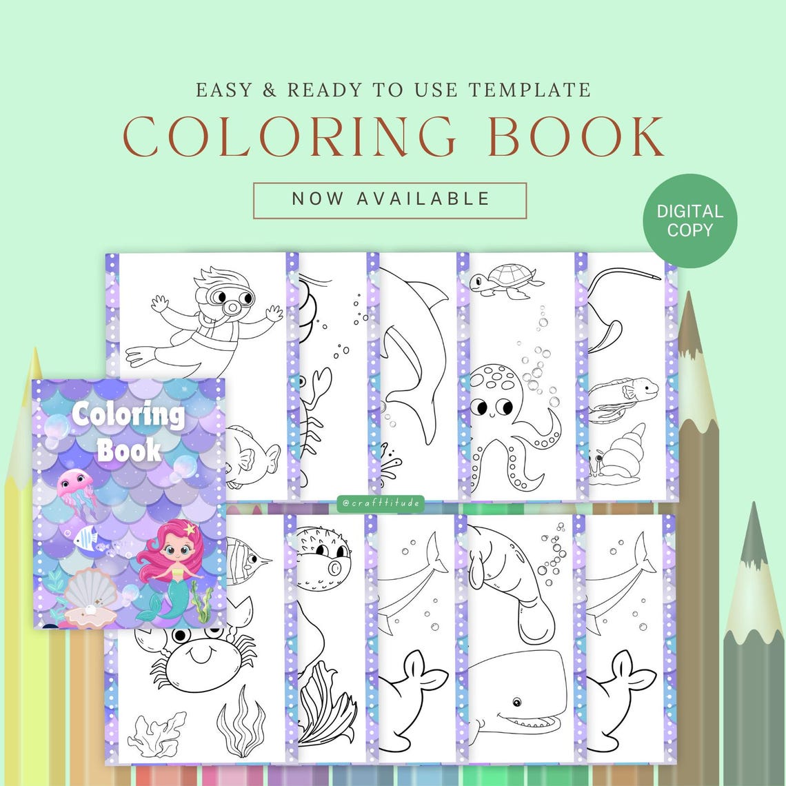 Coloring Pages for Kids - Etsy