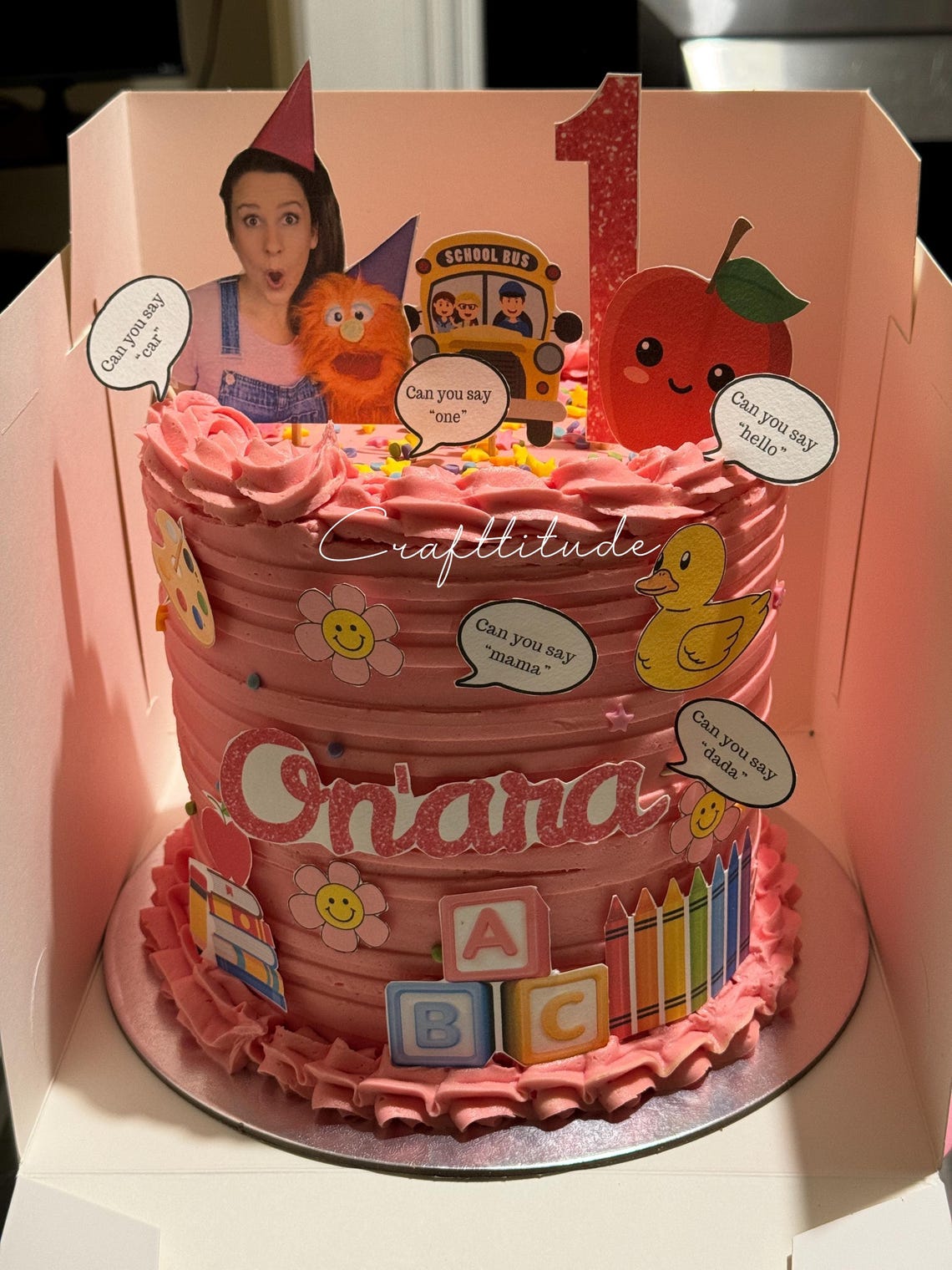 Kids Birthday Party Ms. Rachel Inspired Cake Toppers Herbie Songs for ...