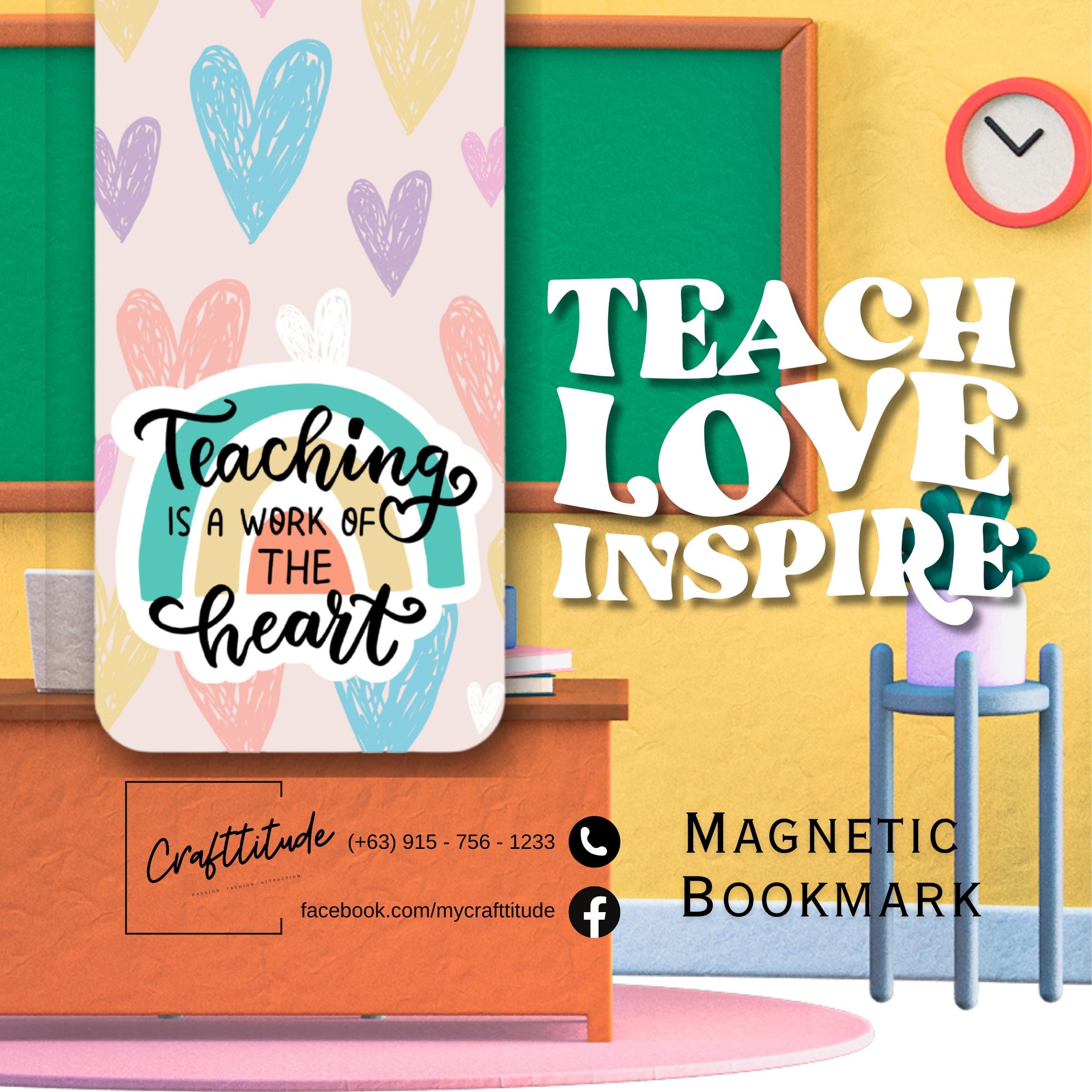 Teacher's Day Magnetic Bookmark READY TO PRINT - Etsy