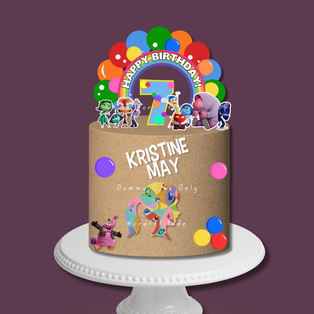 Inside Out 2 Birthday Party Cake Toppers - Etsy Canada