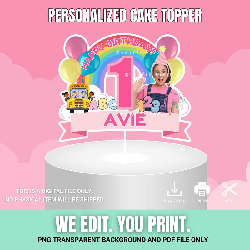 Ms Rachel Cake Topper - Etsy