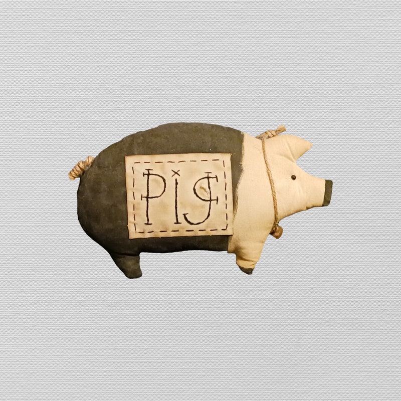 Primitive Pig - Etsy