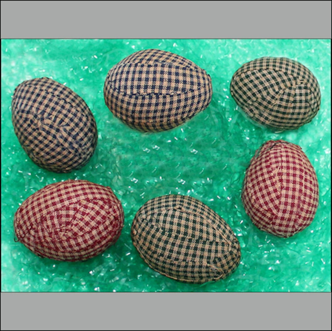 Rag Wrapped Eggs-bowl Fillers-rustic-farmhouse--set of 6--#106B - Etsy
