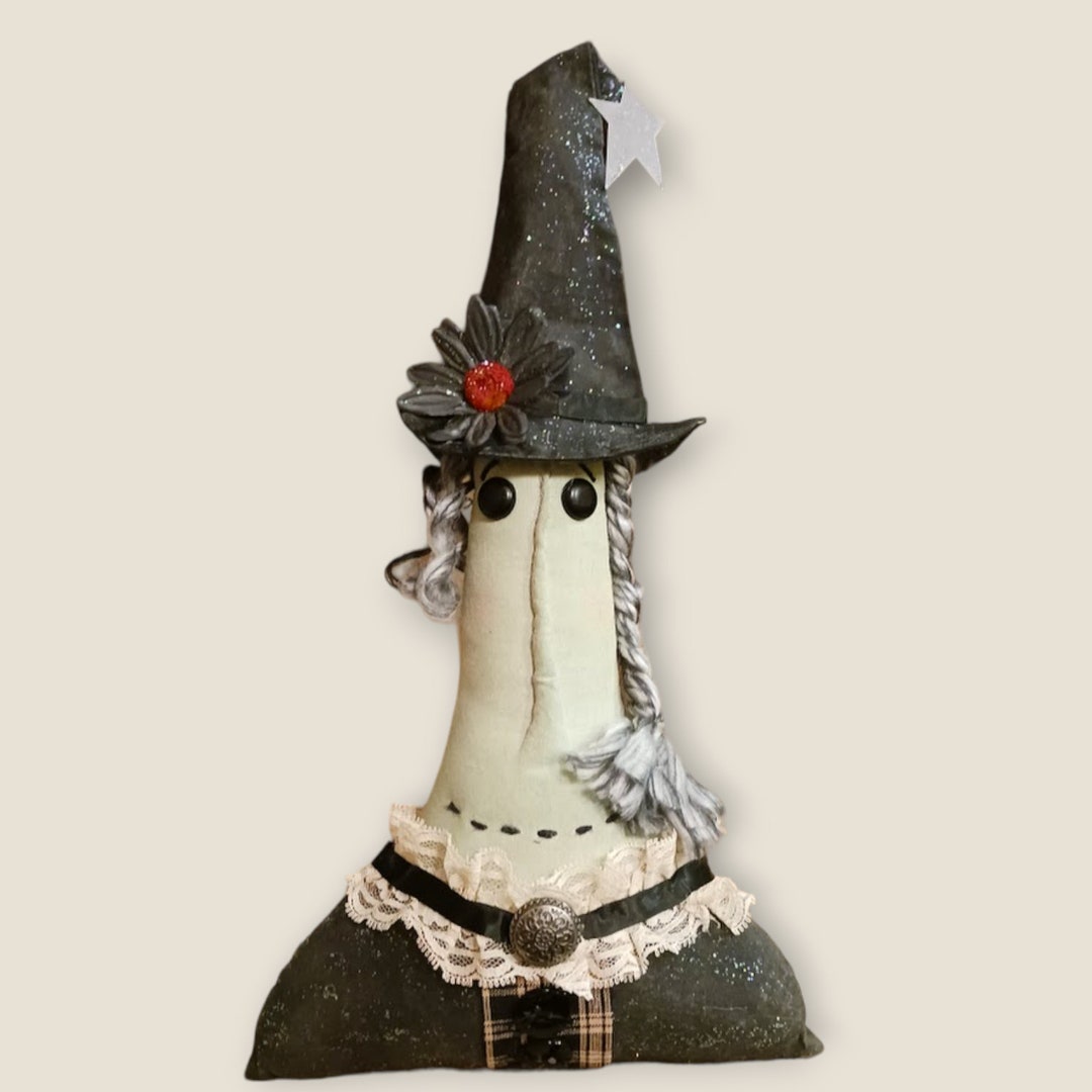 WITCHEY-POO With BRAID--#119 D--rustic--handmade--halloween--glamour ...