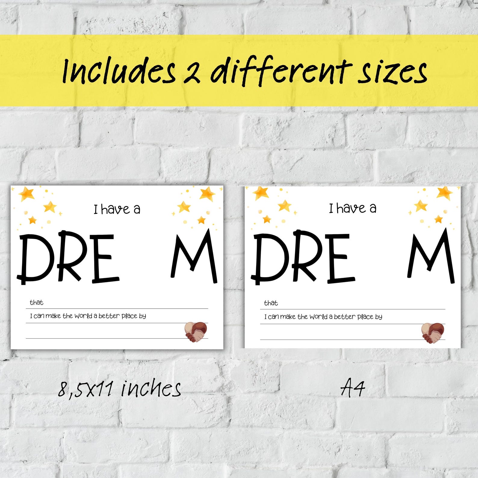 Martin Luther King Jr Art Project, I Have a Dream Handprint Art, MLK ...