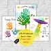 Rain, Rain Go Away, Spring Handprint Art, Weather Activity for ...
