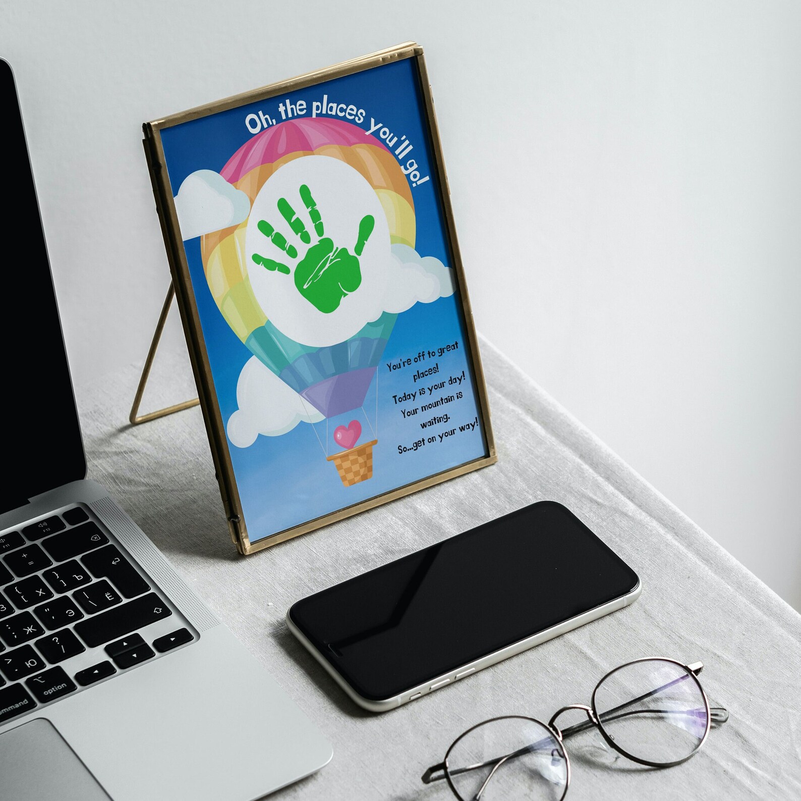 Oh the Places You'll Go Handprint Art, Dr Seuss Poem Activity, Read ...