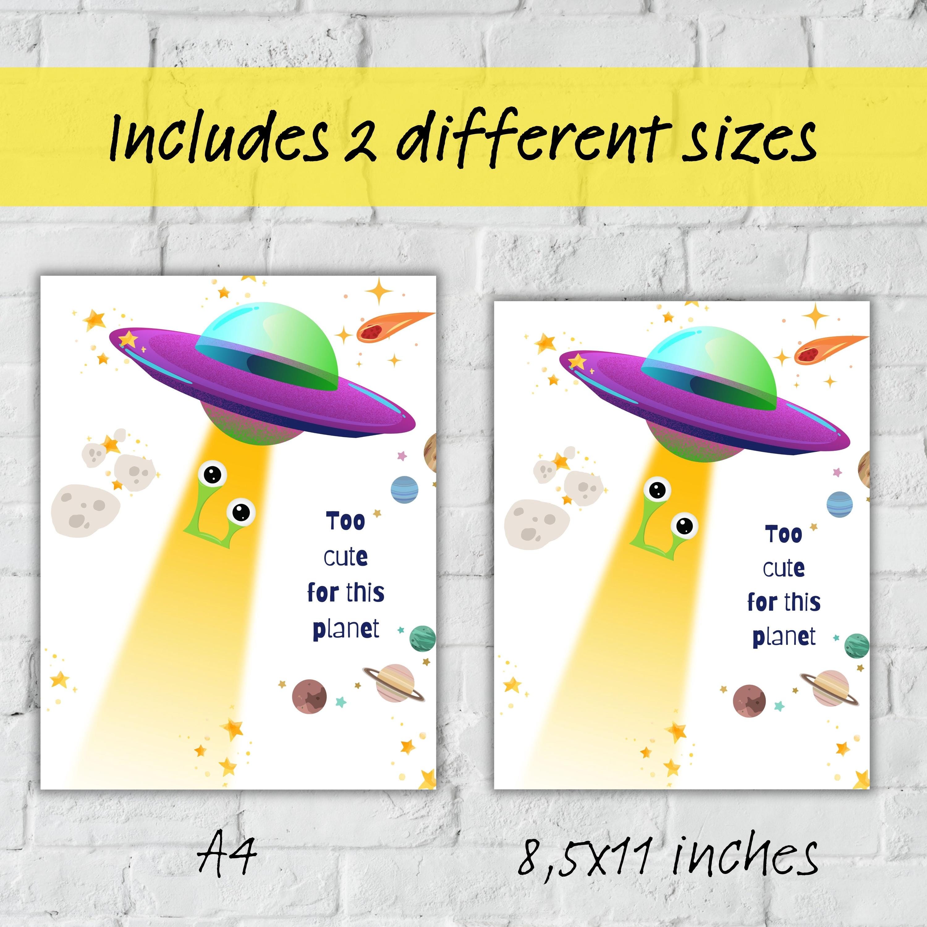 Alien Handprint Art Craft, Out of This World, Outer Space Kids Activity ...