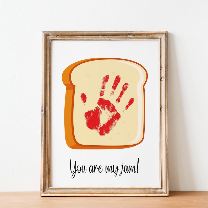 You're My Jam Handprint Art, DIY Valentines Craft for Preschoolers ...