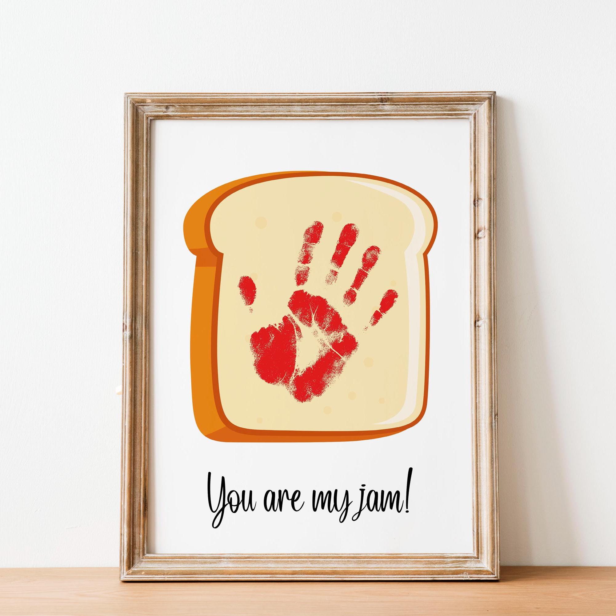 You're My Jam Handprint Art, DIY Valentines Craft for Preschoolers ...