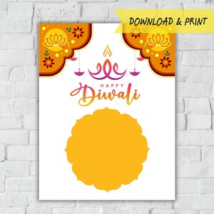 Happy Diwali Handprint Craft, Printable Diwali Activity, Festival of ...