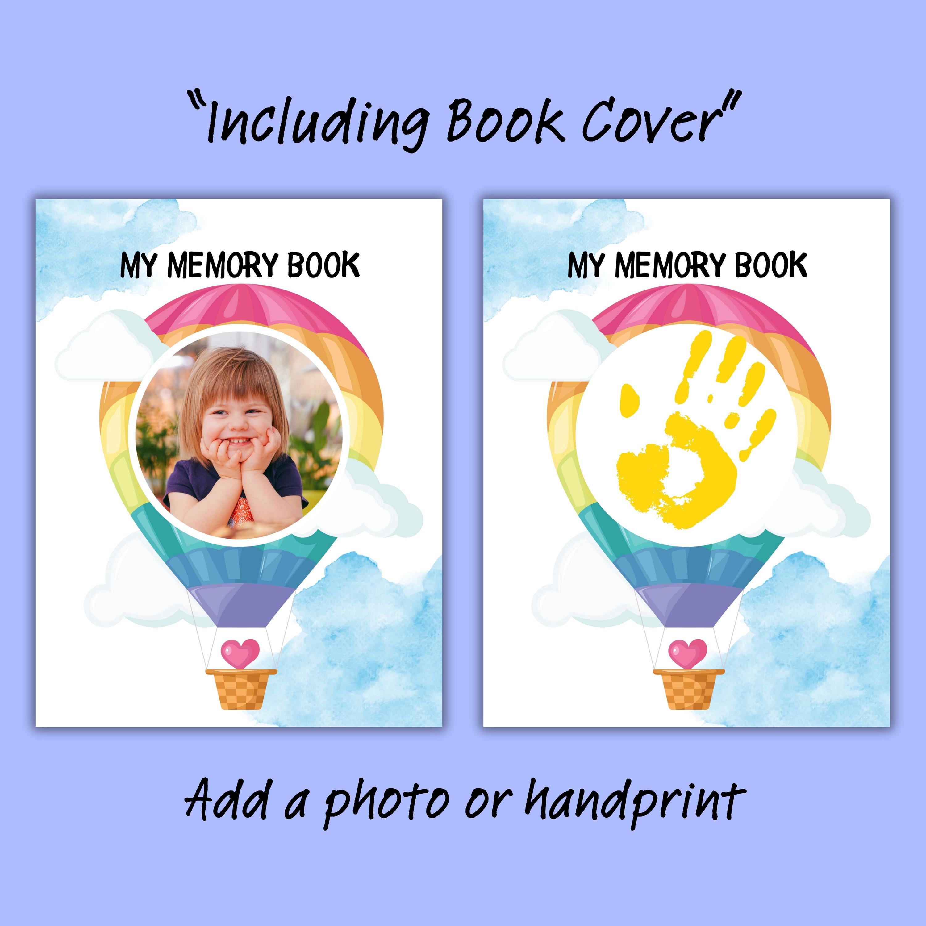 Handprint Memory Book Craft, Printable Kids Calendar 2025, 12 Month ...