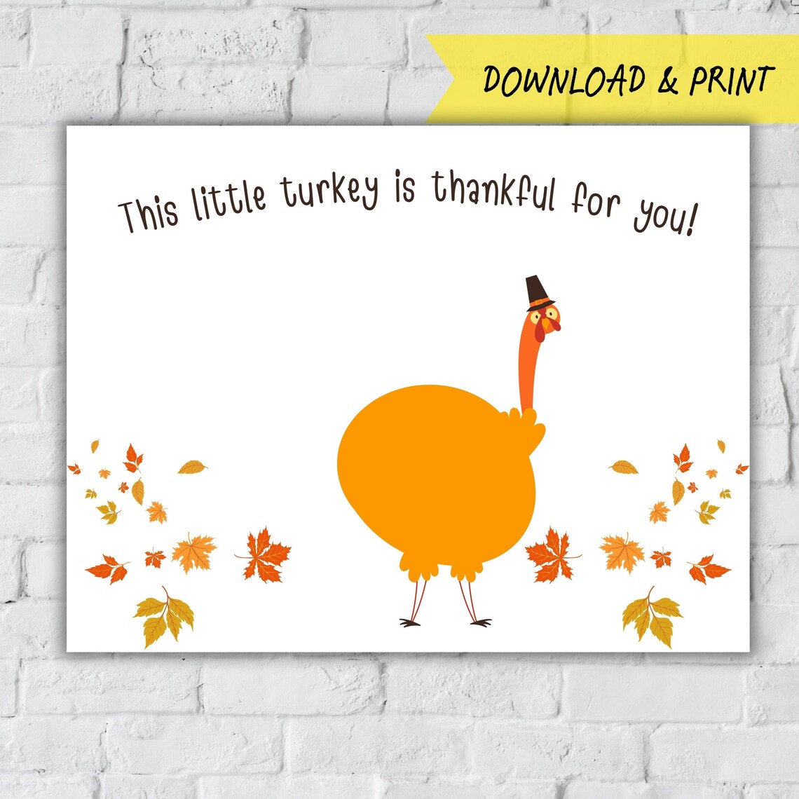 Thankful Turkey Handprint Art, Thanksgiving Craft for Kids, Preschool ...