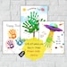 Construction Handprint Art for Grandpa, Happy Birthday Gift From ...