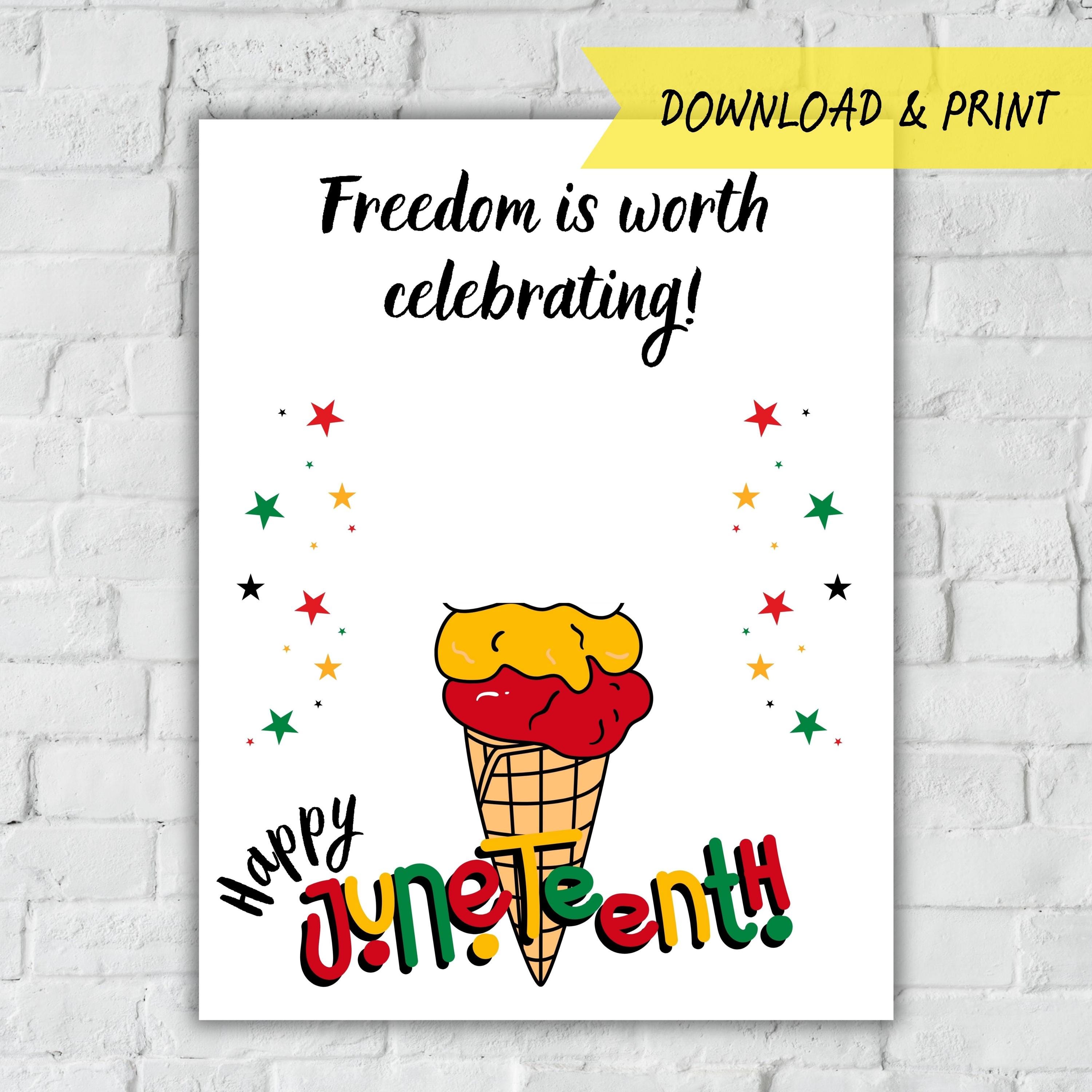 Juneteenth Handprint Art, Celebrating Freedom Craft, Diversity Activity ...