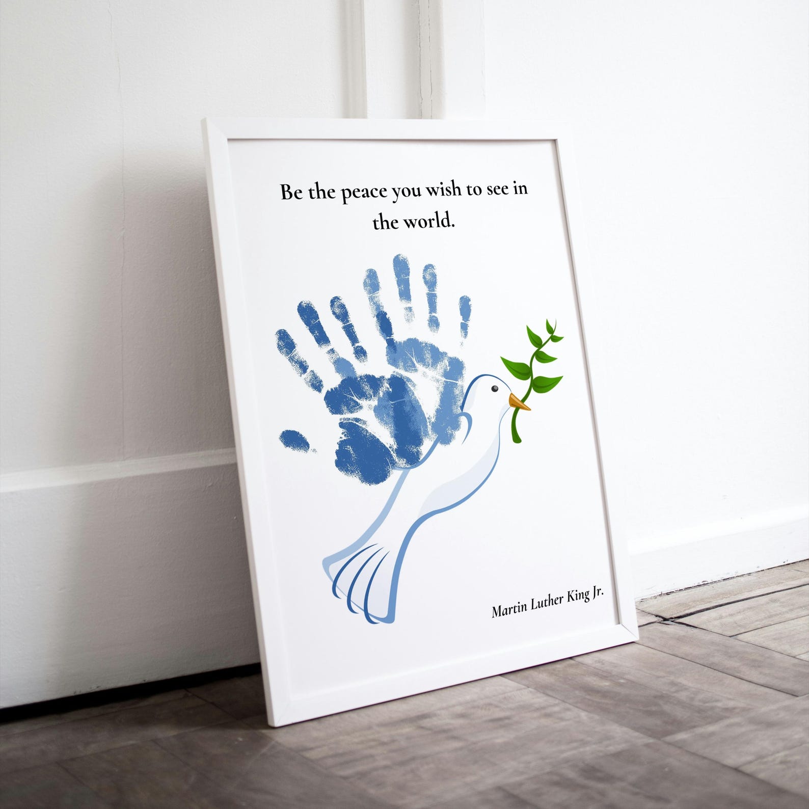 Martin Luther King Jr Art Project: Peace Dove Handprint Art, MLK Day ...