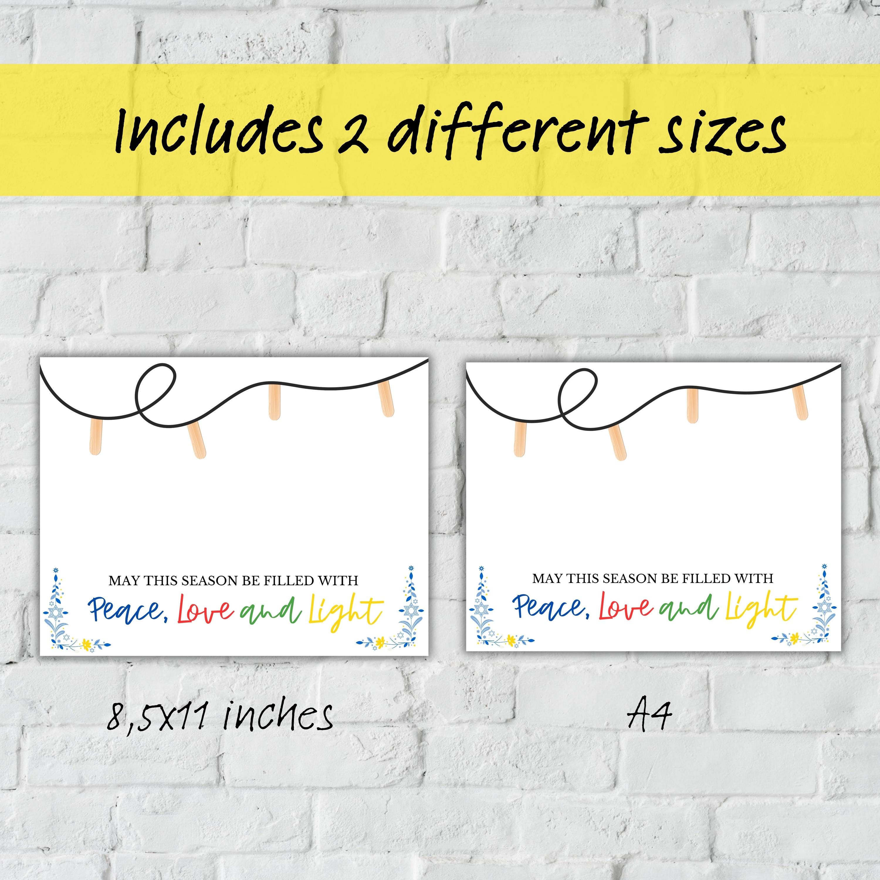 Hanukkah Handprint Craft: Dreidel Garland Art, Jewish Holiday Activity ...