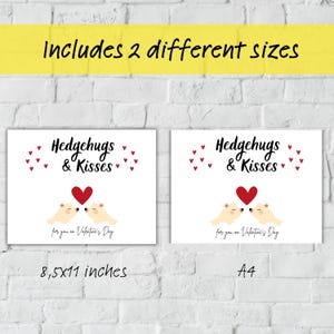 Hedgehugs Handprint Art for Valentine's Day, Hedgehog Day Craft ...