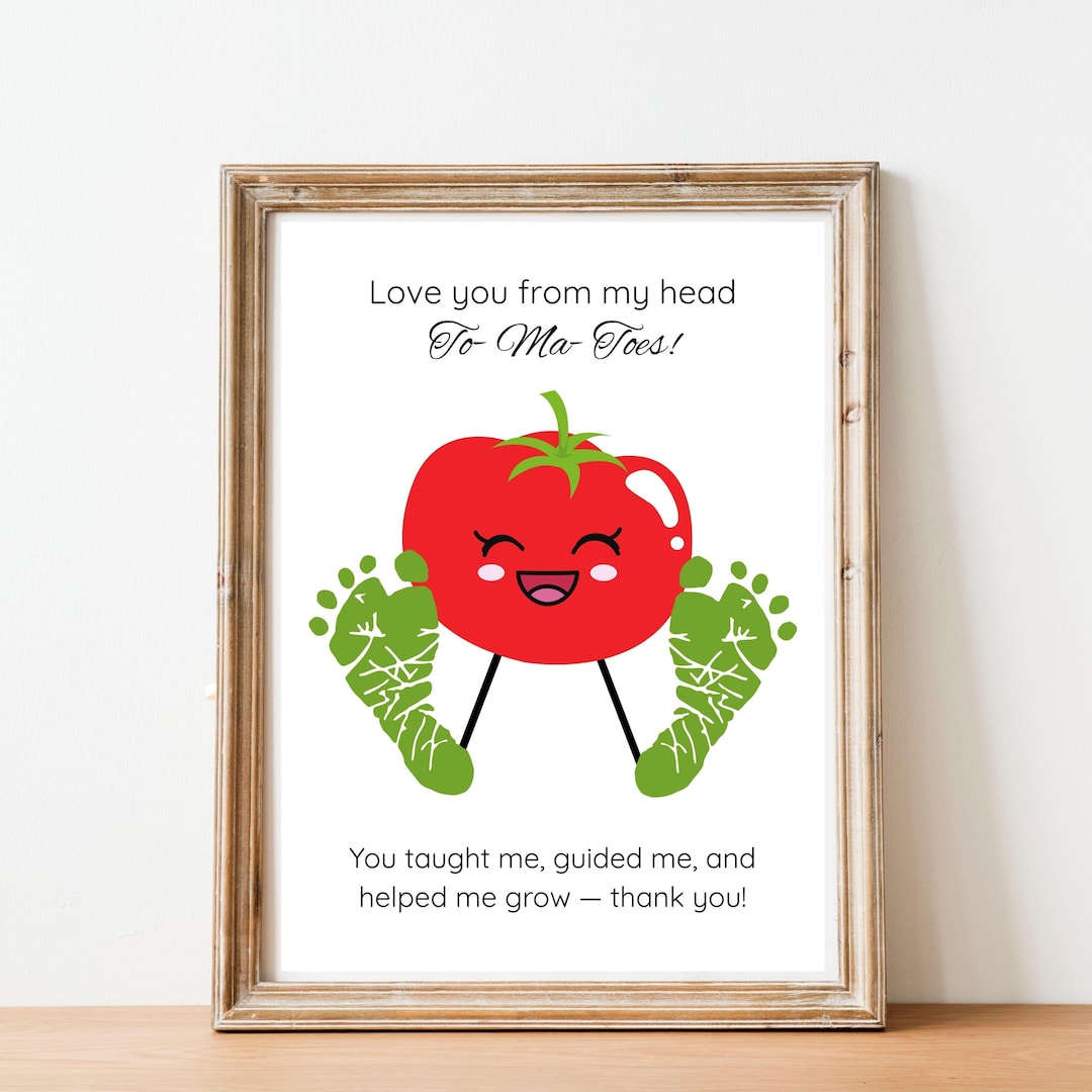 Teacher Appreciation Gift, Footprint Art Craft, Thank You for Helping ...