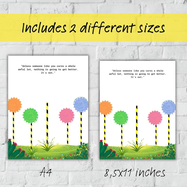 Truffula Trees Handprint Art, Dr. Seuss Week Craft, the Lorax Tree ...