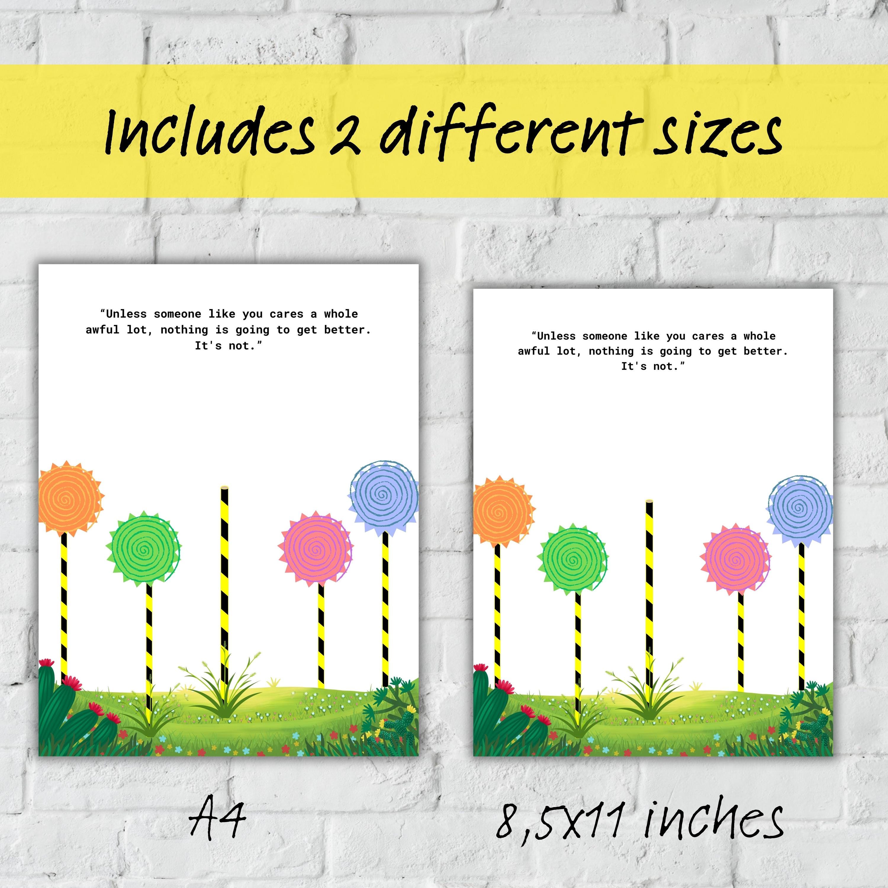 Truffula Trees Handprint Art, Dr. Seuss Week Craft, the Lorax Tree ...