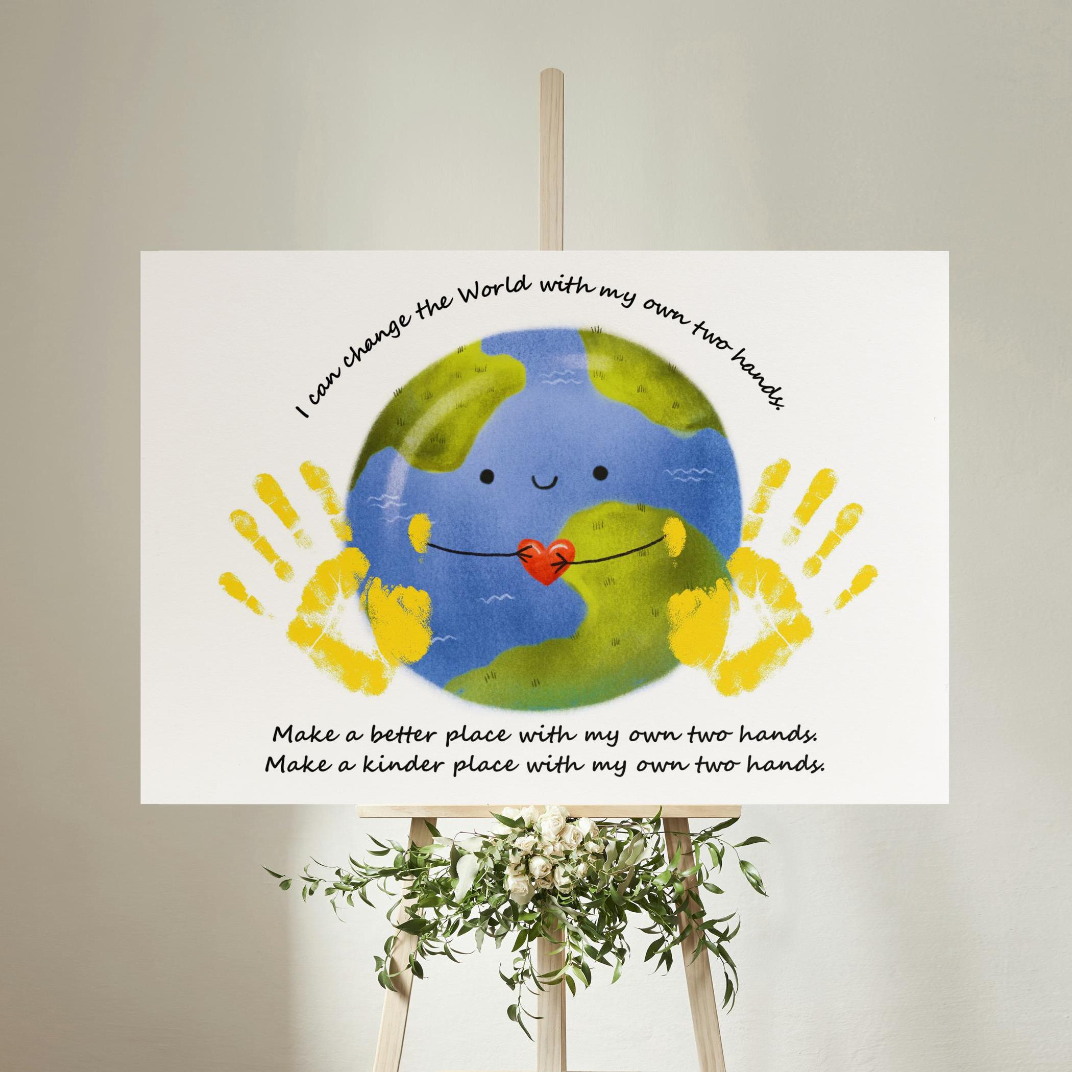 MLK Day Handprint Craft, Martin Luther King Jr Art Project, I Have a ...