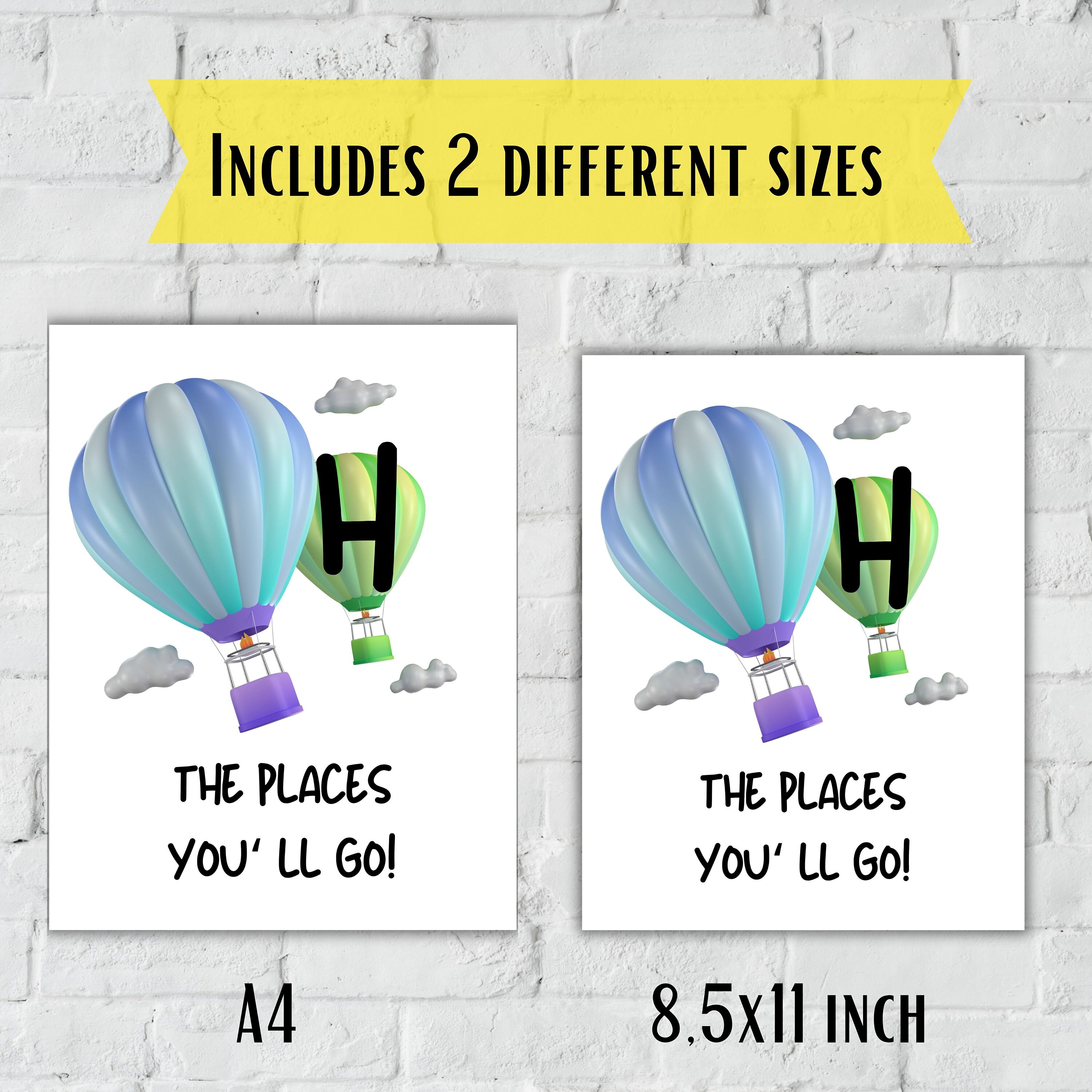 Oh the Places You'll Go, Dr. Seuss Handprint Activity, Printable Kids ...