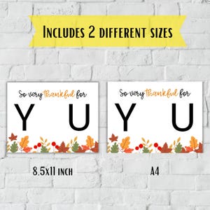 Thanksgiving Handprint Craft, Thankful for You, Printable Thanksgiving ...