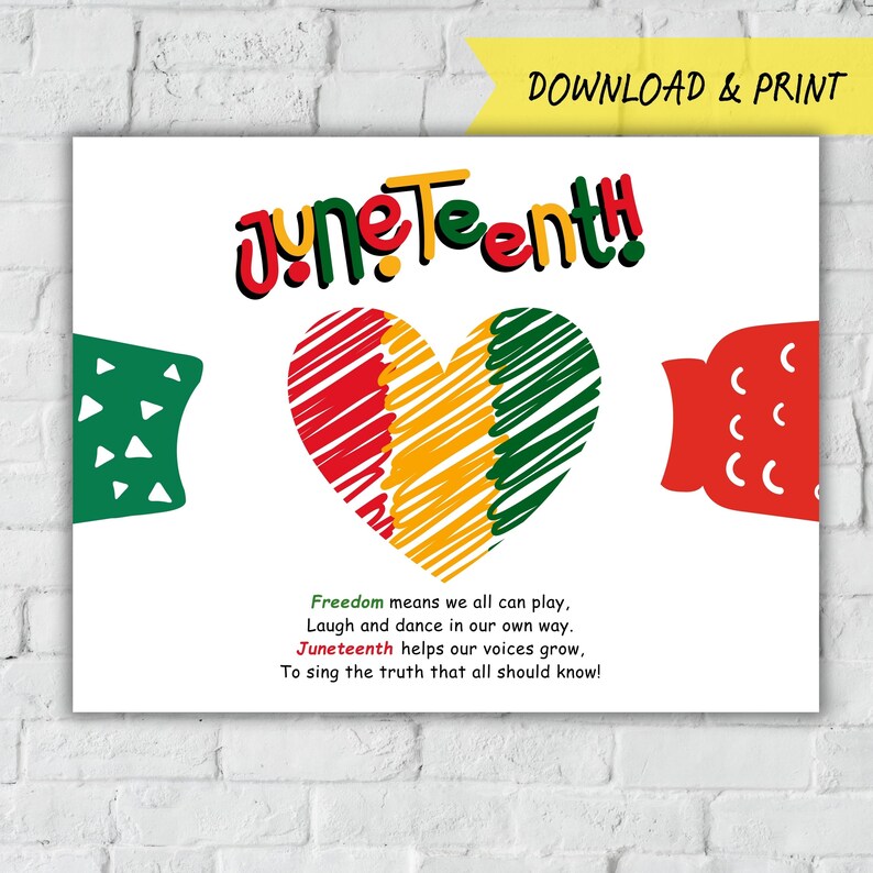 Juneteenth Handprint Art, Diversity Activity for Kids, Celebrating ...