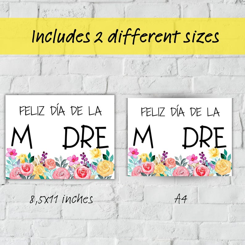 Feliz Día De La Madre, Spanish Handprint Art Craft, Printable Mother’s ...