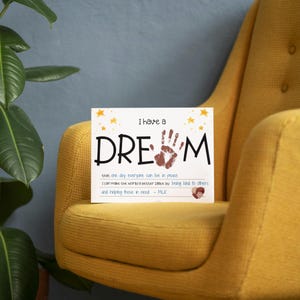 Martin Luther King Jr Art Project, I Have a Dream Handprint Art, MLK ...
